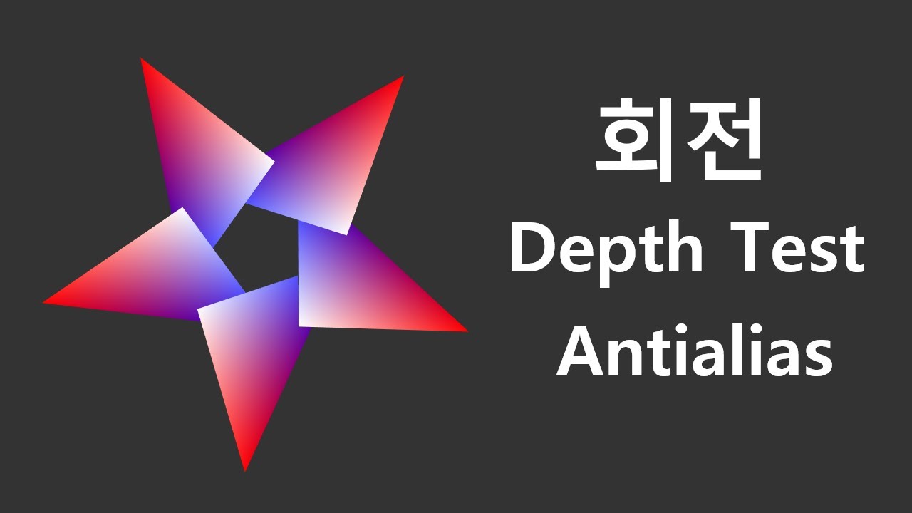 078- OpenGL Draw 함수 5, Rotation, Depth Test, Antialias - YouTube