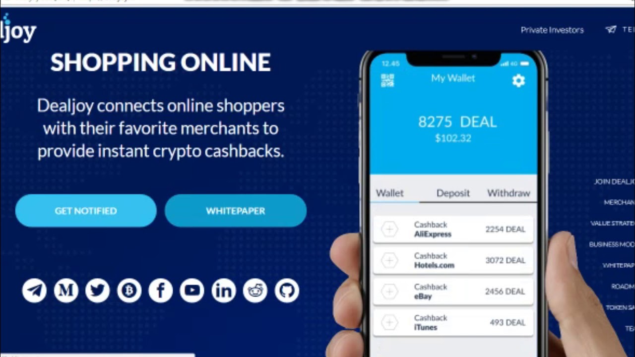 Dealjoy 'ICO' Review - YouTube