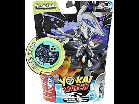 Yo-kai watch Darkyubi medal moments figure unboxing - YouTube