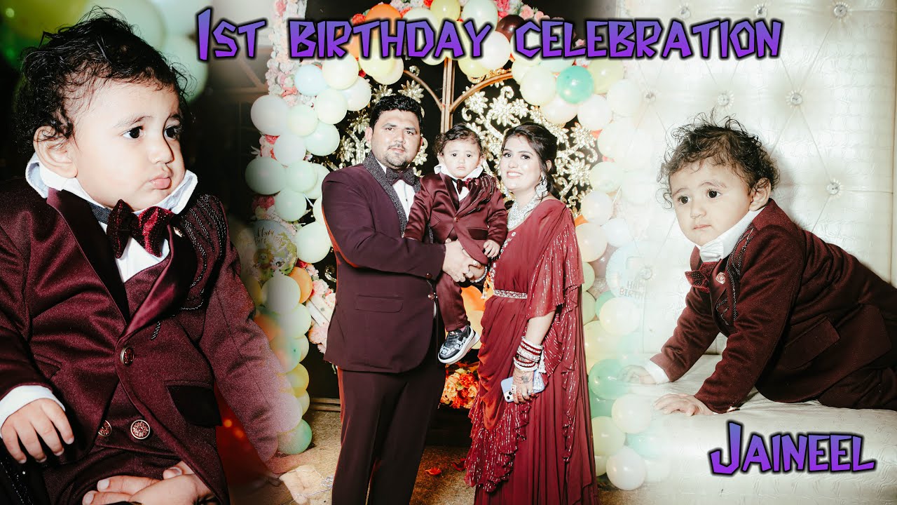 JAINEEL 1st BIRTHDAY HIGHLIGHT || EDITING WALA || - YouTube