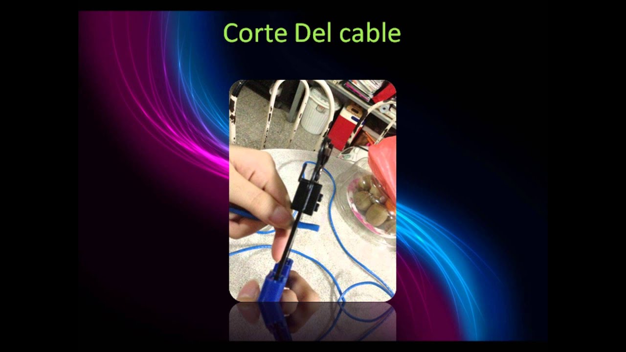 Cómo cortar el cable UTP - YouTube