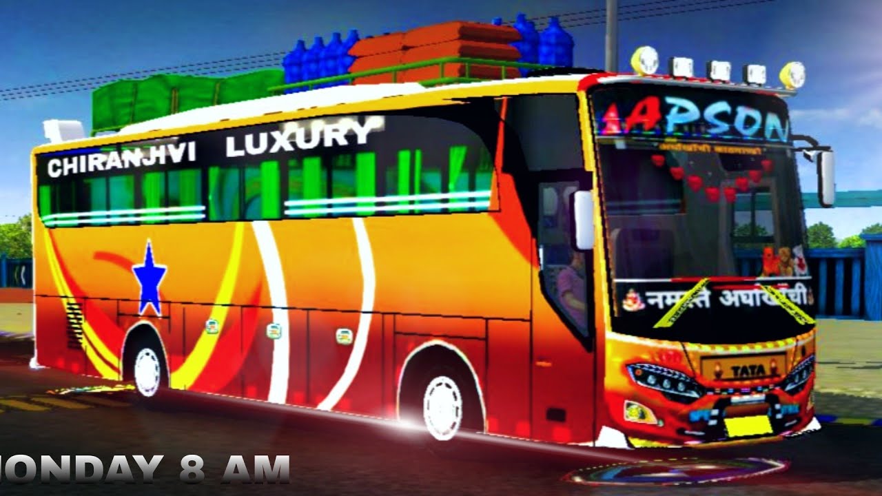 NAMASTE ARGHAKHANCHI New Nepali Bus Skin || Skin Link In Discription ...