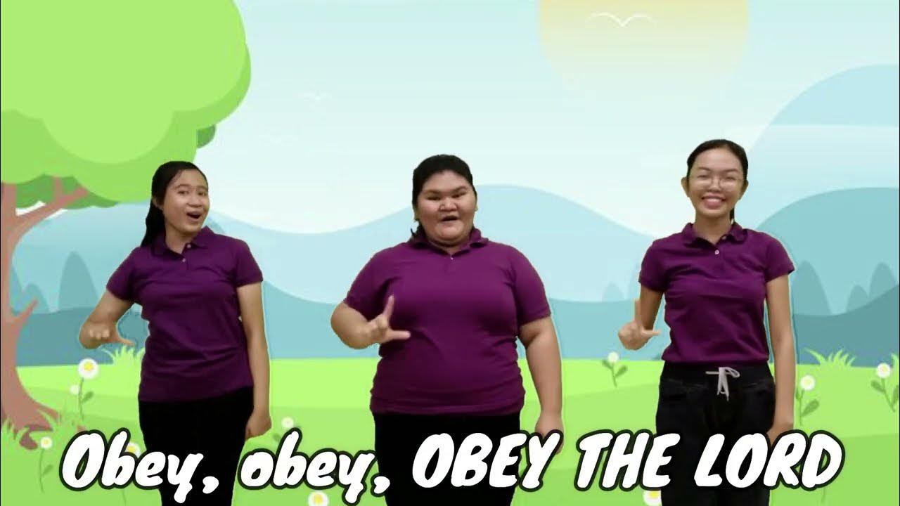 OBEY, OBEY THE LORD | Sunday School Song | Song for Kids - YouTube