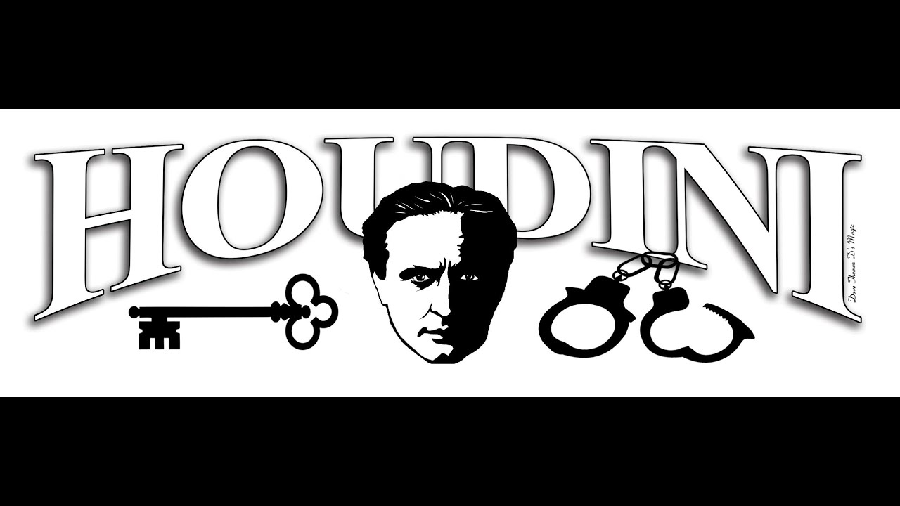 Houdini wears a face mask (silent film) by Dave Thomen of D's Magic ...