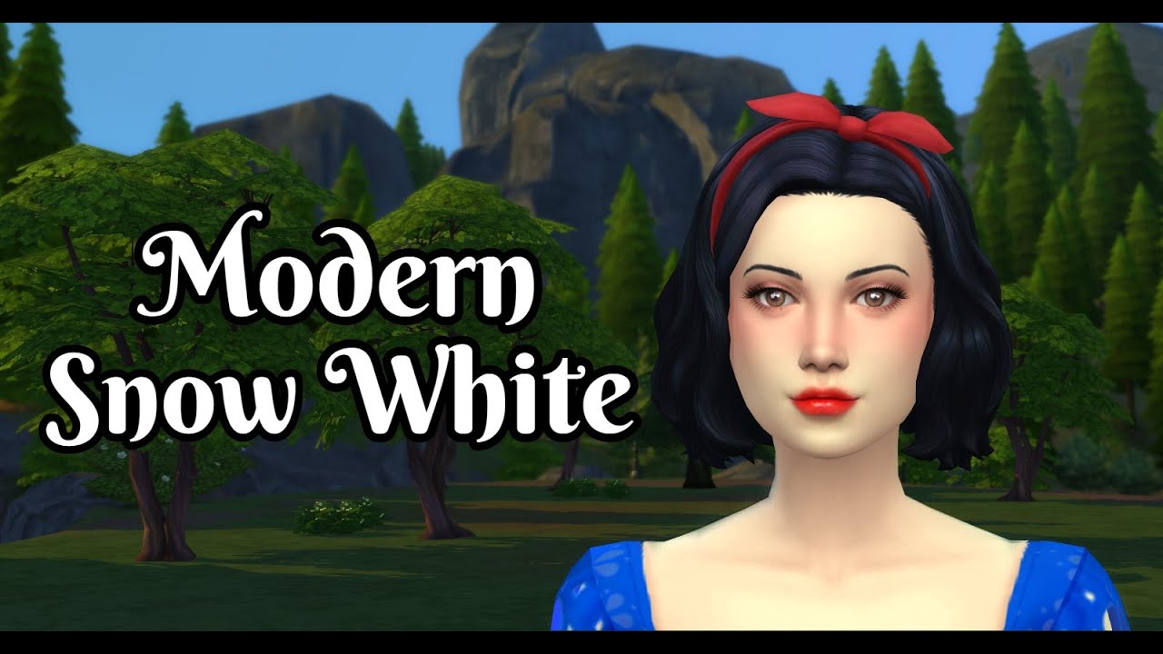 Modern Snow White | Sims 4 Create A Sim - YouTube
