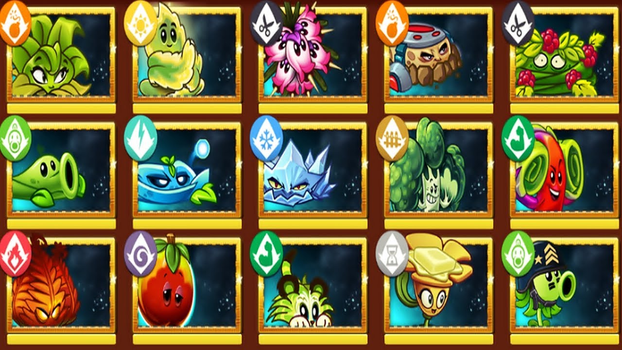 Plants vs Zombies 2: All NEW Premium Max Level Power-up Vs All Zombies ...