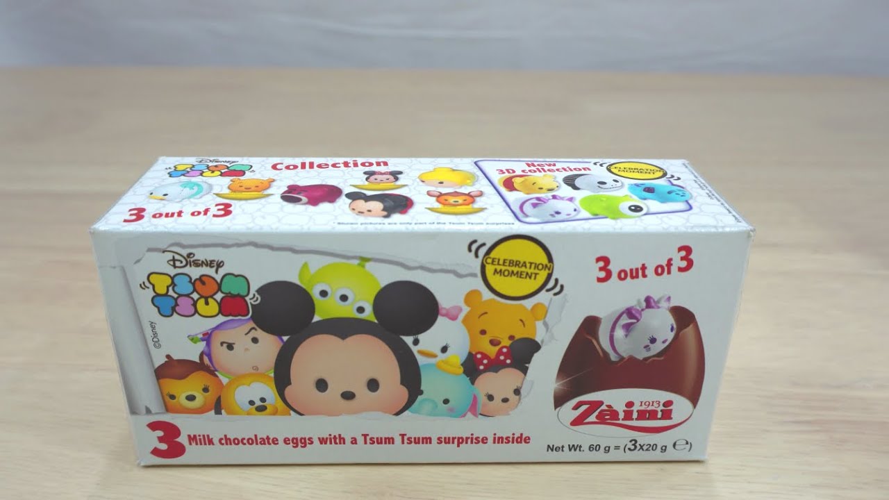 ASMR 驚喜蛋 - 迪士尼疊疊樂 米老鼠 Surprise Egg - Disney tsun tsun Mickey Mouse ...