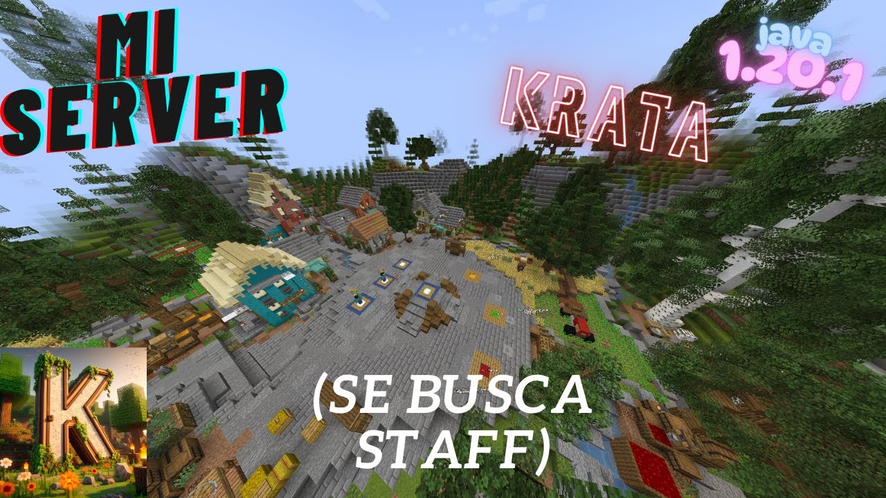 MI SERVER DE MINECRAFT KRATA (Se busca staff e invertidores)!! - YouTube
