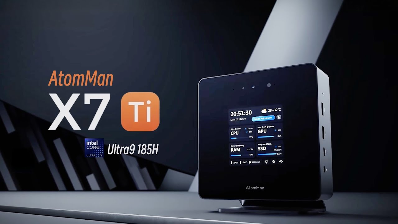 超前配置標杆型小鋼炮/Minisforum大滿貫新人AtomMan X7 Ti深度測評 - YouTube