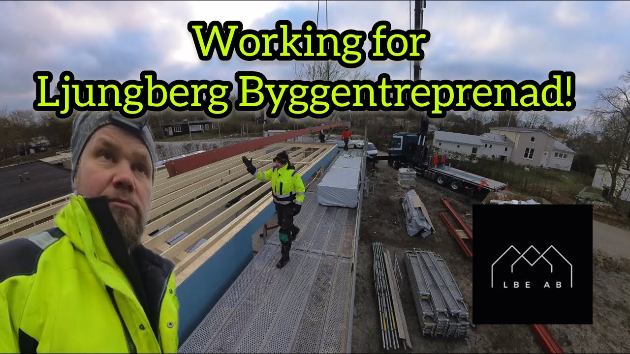 Swedish Effer 2055 lifting 13 m steel beams! - YouTube
