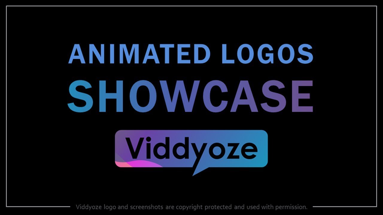 Viddyoze Animated Logos Showcase - YouTube