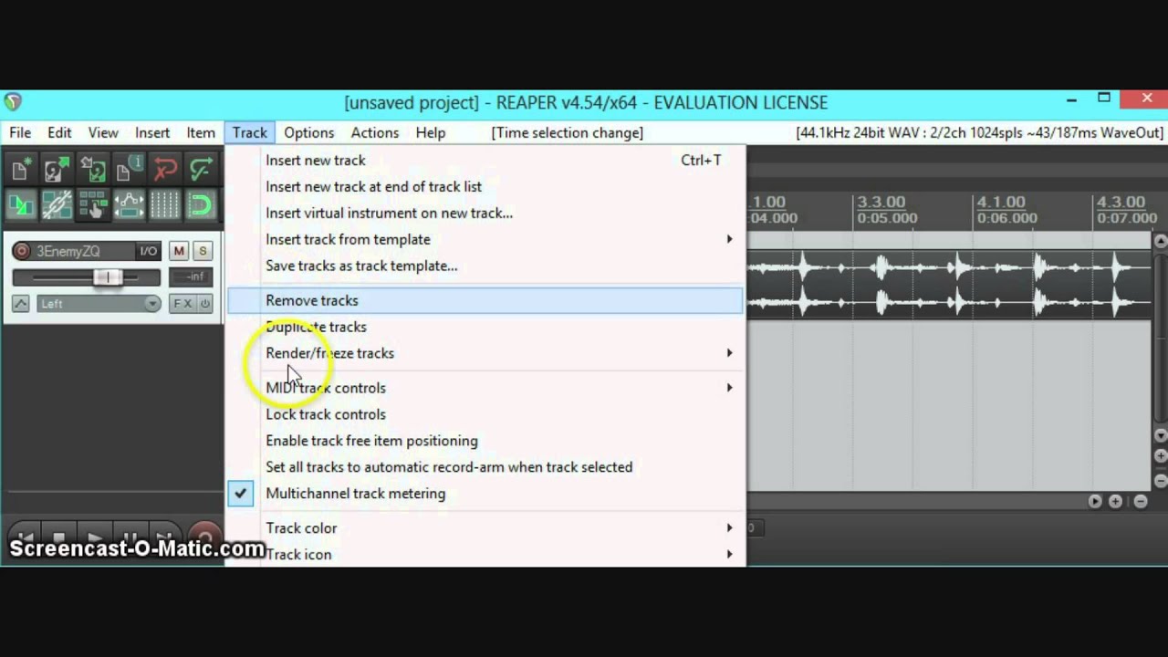 Find Tempo and Lock to Measures/Beats Ruler use Reaper 1/2 - YouTube