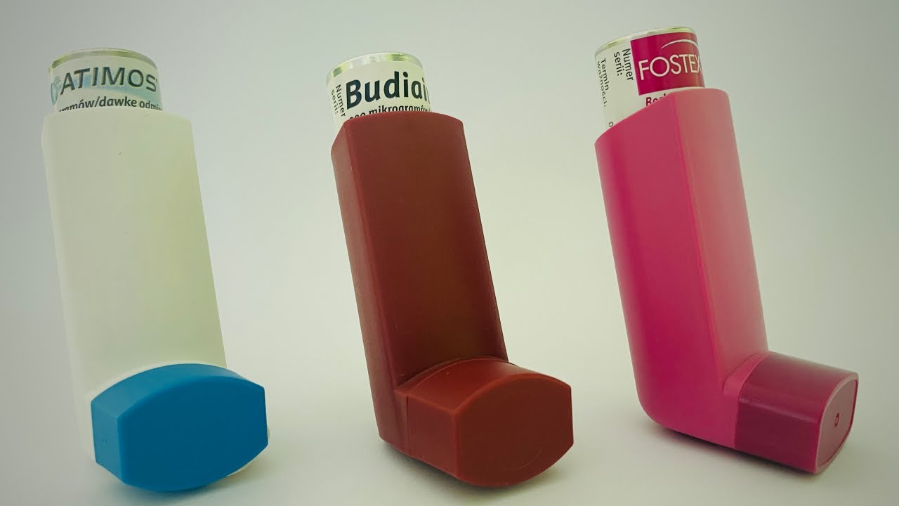 Jak prawidłowo używać inhalator? Aerozole inhalacyjne: Fostex, Budiair ...