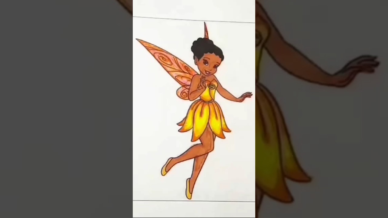 Colorindo REVERSE da amiga da fada Tinker Bell | #shorts - YouTube