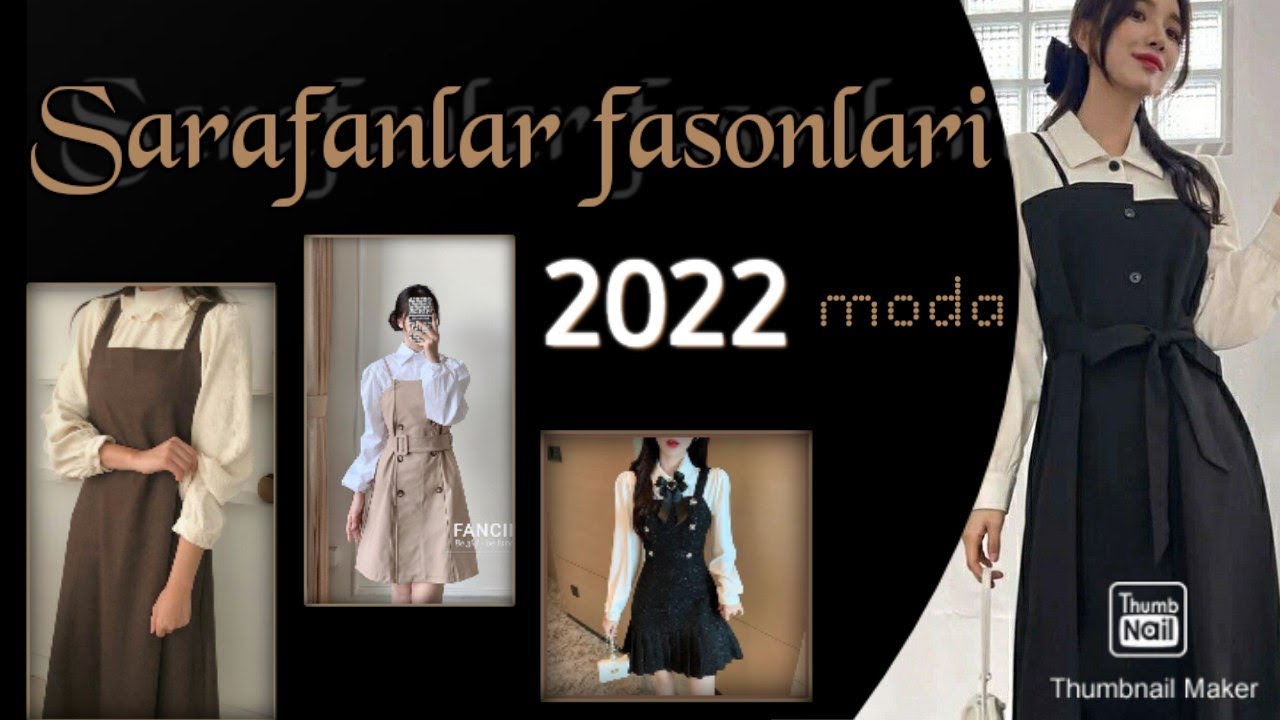 Zamonaviy sarafanlar fasonlari 2022-2023 #backtoschool #fasonlar - YouTube