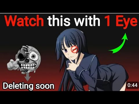 Watch This Video with one Eye👁️ - YouTube