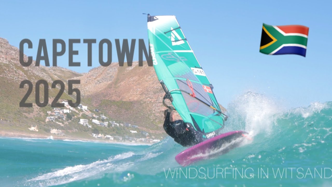 Windsurfing Session in Witsand, Cape Town - YouTube