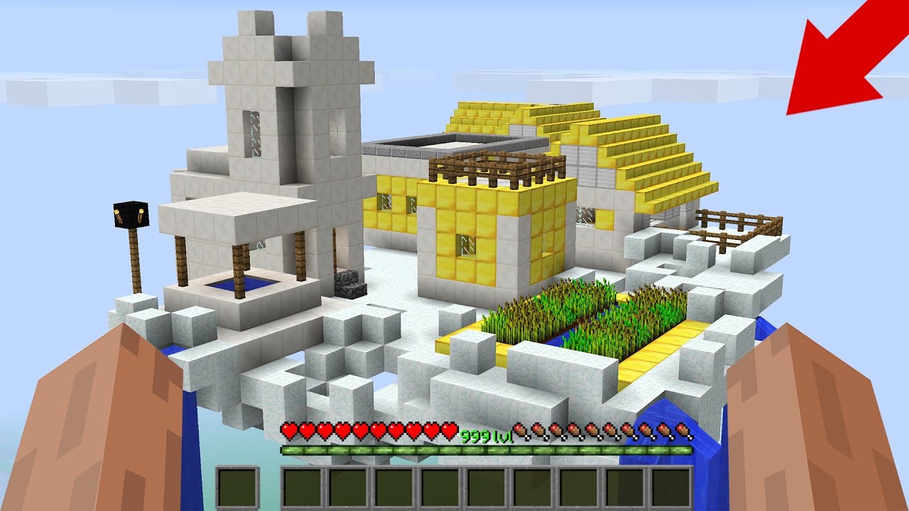 NOOB FOUND a VILLAGE IN the SKY in Minecraft! GOD'S VILLAGE! Noob vs ...