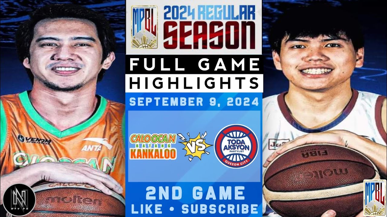 MPBL HIGHLIGHTS: CALOOCAN BATANG KANKALOO VS QUEZON CITY TADA AKSYON ...
