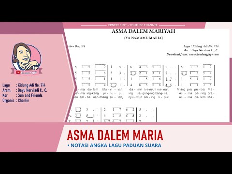 Lagu Mari Bahasa Jawa Asma Dalem Maria | Kidung Adi 714 | Madah Bakti 547