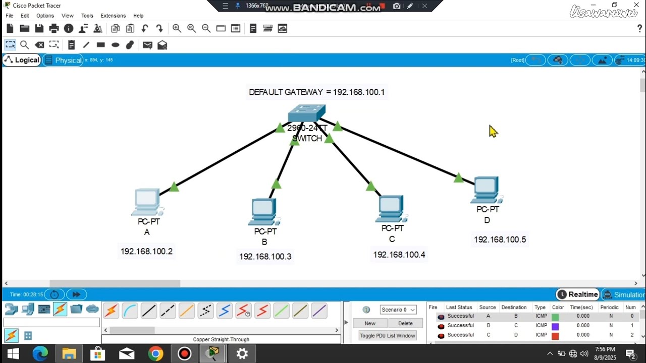 Tutorial Membuat Desain Topologi Jaringan LAN Sederhana di Aplikasi ...