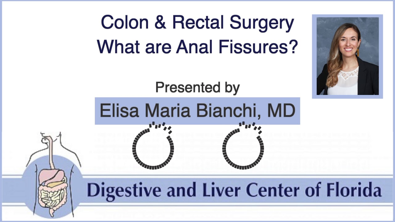 Colon & Rectal Surgery: What are Anal Fissures? Presented by Elisa ...