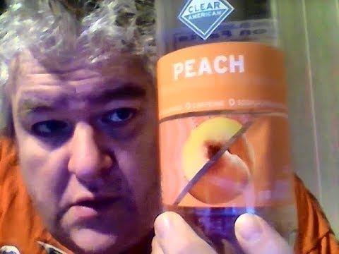 Clear American Peach Sparkling Water - YouTube