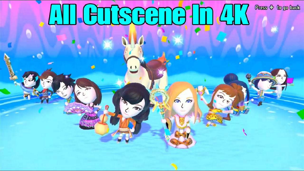 Miitopia - All Cutscene Game Movie - Nintendo Switch [In 4K] - YouTube