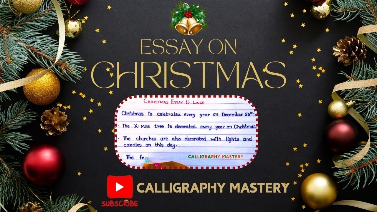 Write a short essay on Christmas in English || Christmas day essay in ...