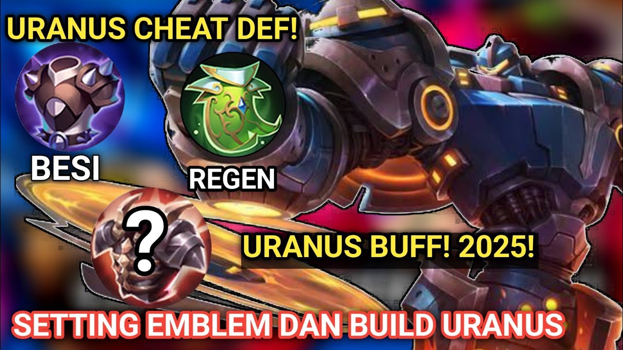 GILAKK KERAS BET URANUS! SETTING EMBLEM DAN BUILD URANUS TERSAKIT DAN ...