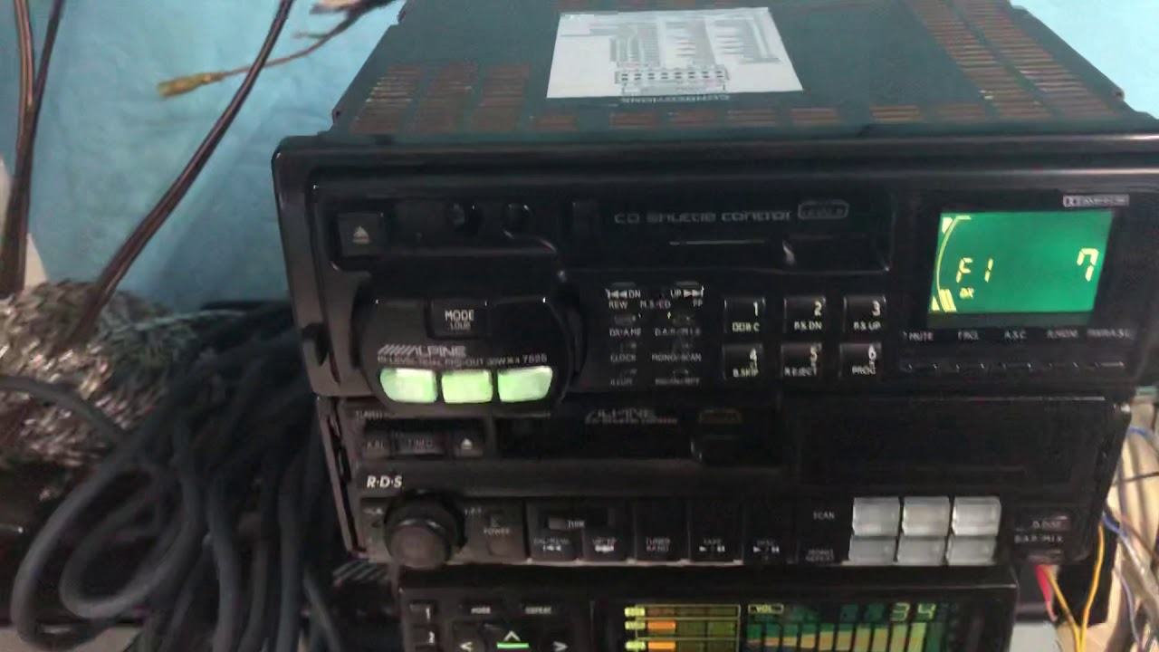 Alpine 7525 - YouTube