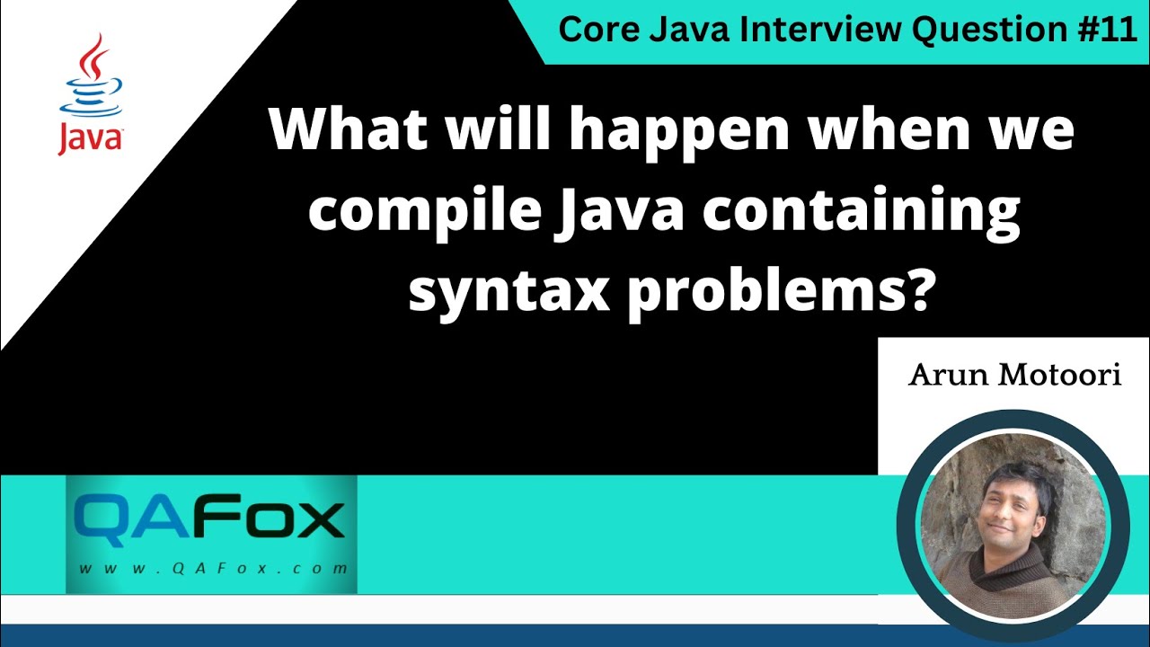 What will happen when we compile Java containing syntax problems (Core Java Interview Question ...