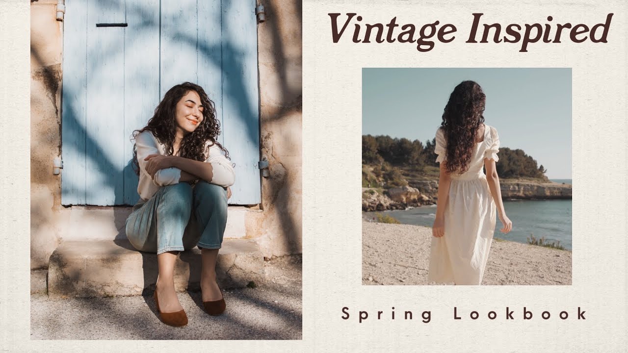 Spring Lookbook | French Style and Vintage Inspired Outfits - YouTube