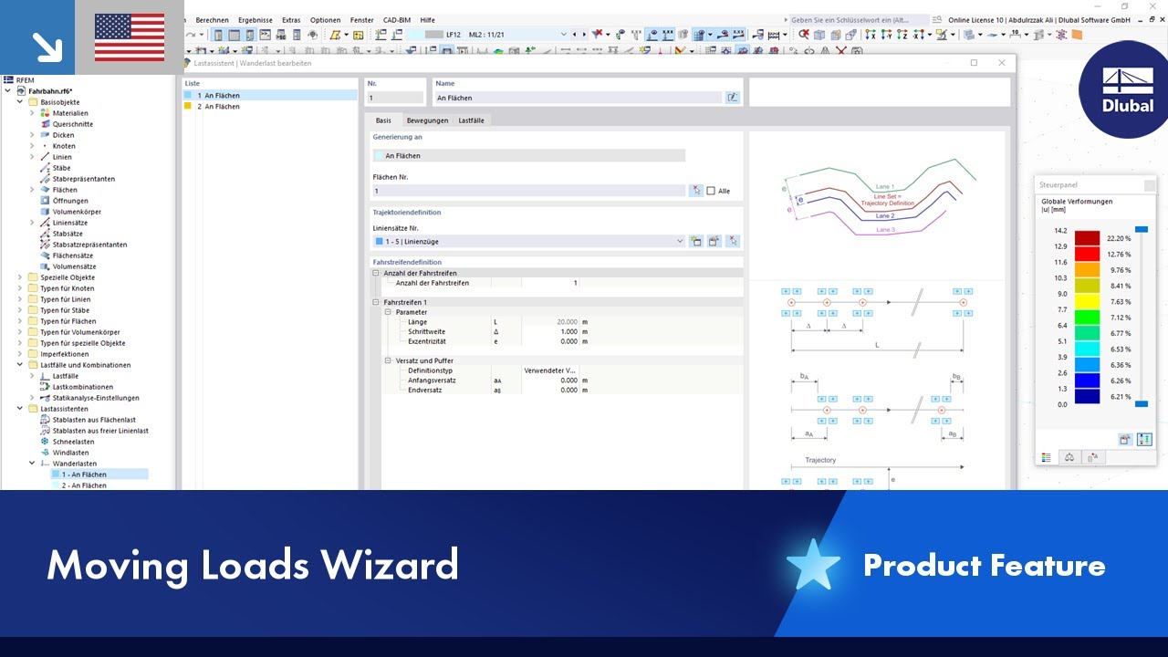 Moving Loads Wizard - YouTube