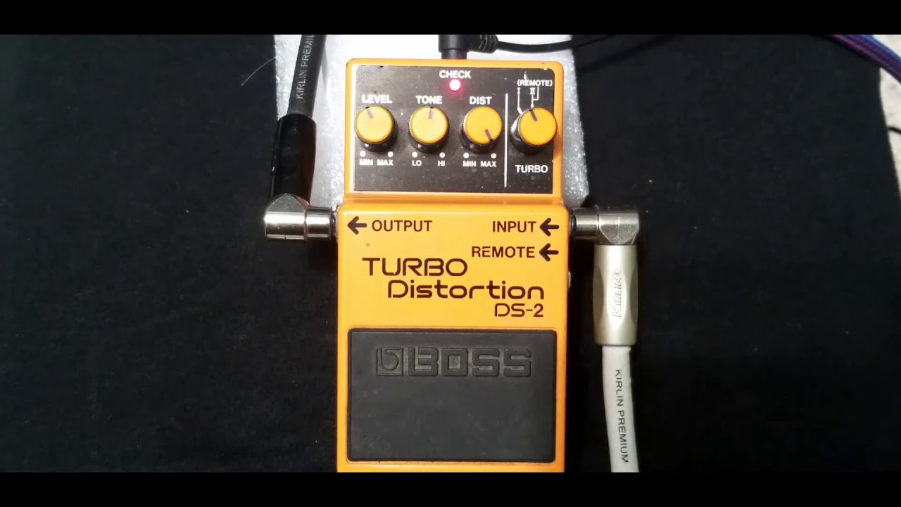 Boss Turbo Distortion DS 2 Pedal - YouTube