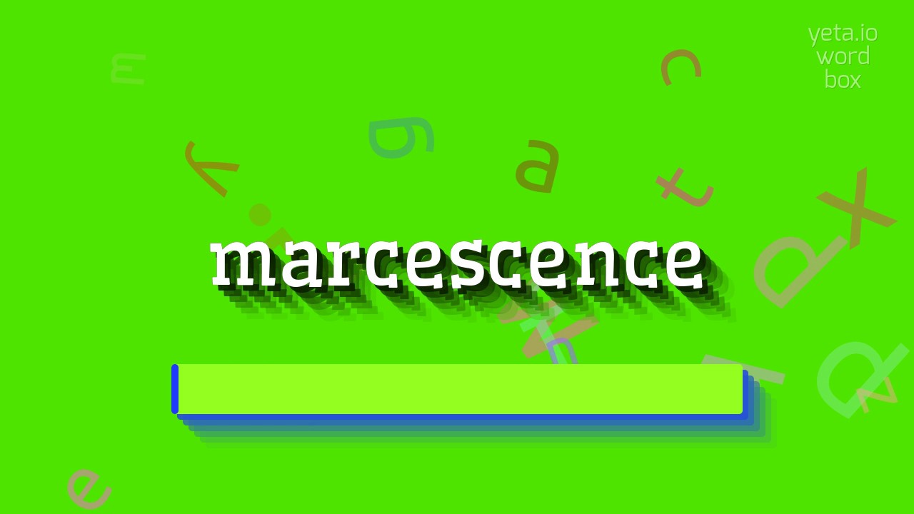 HOW TO PRONOUNCE MARCESCENCE? #marcescence - YouTube