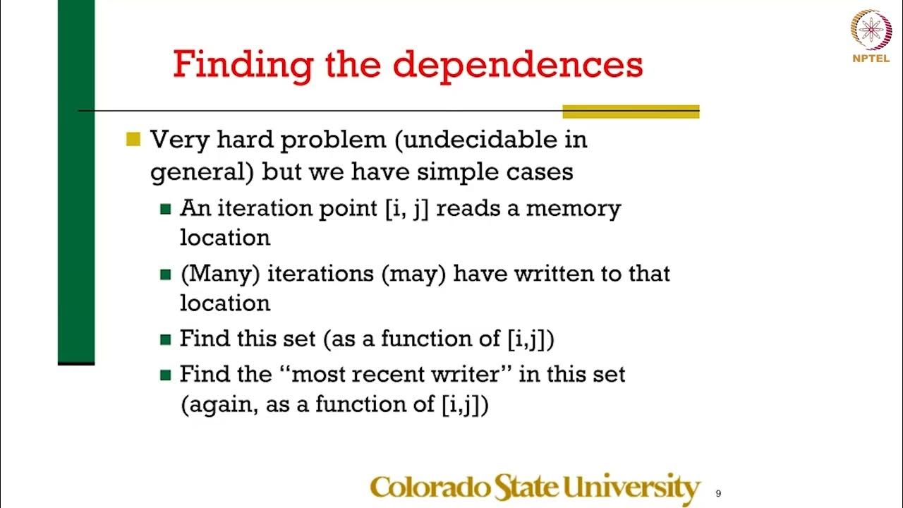 Polyhedral Compilation and Loop Optimizations - Polyhedral Compilation I - 7_1.mp4 - YouTube
