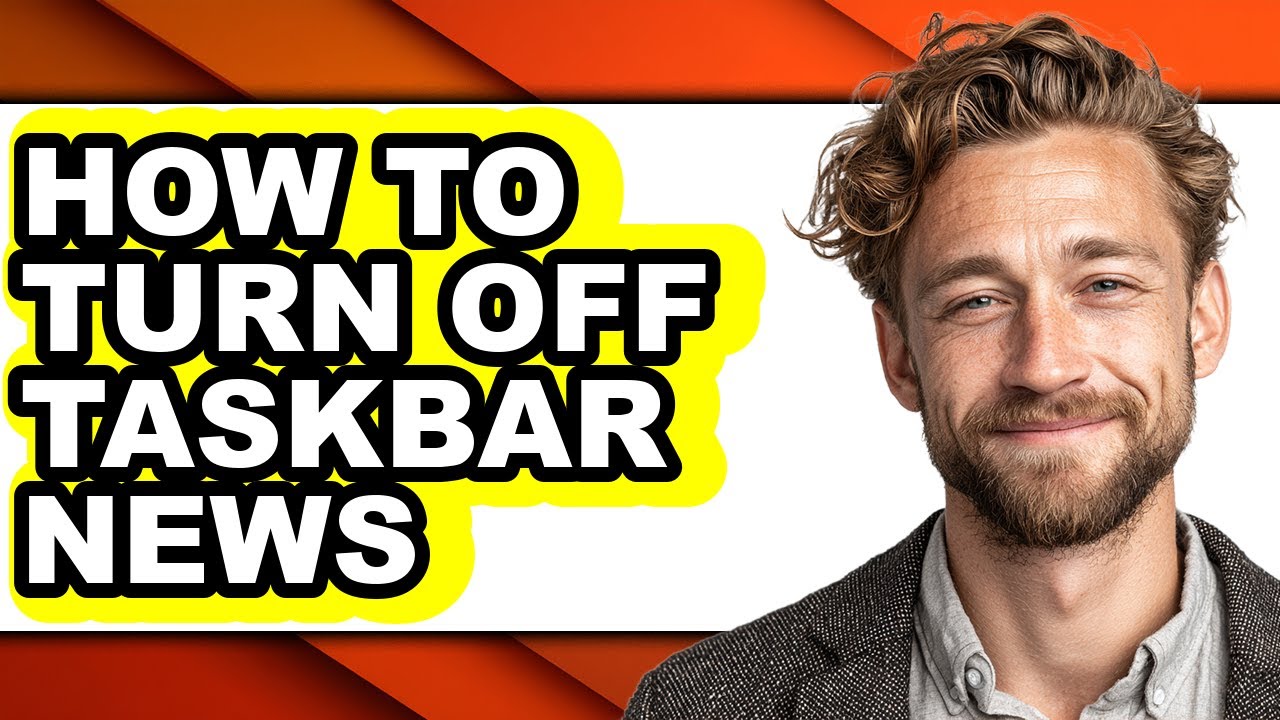 How to Turn Off Taskbar News - Step by Step - YouTube