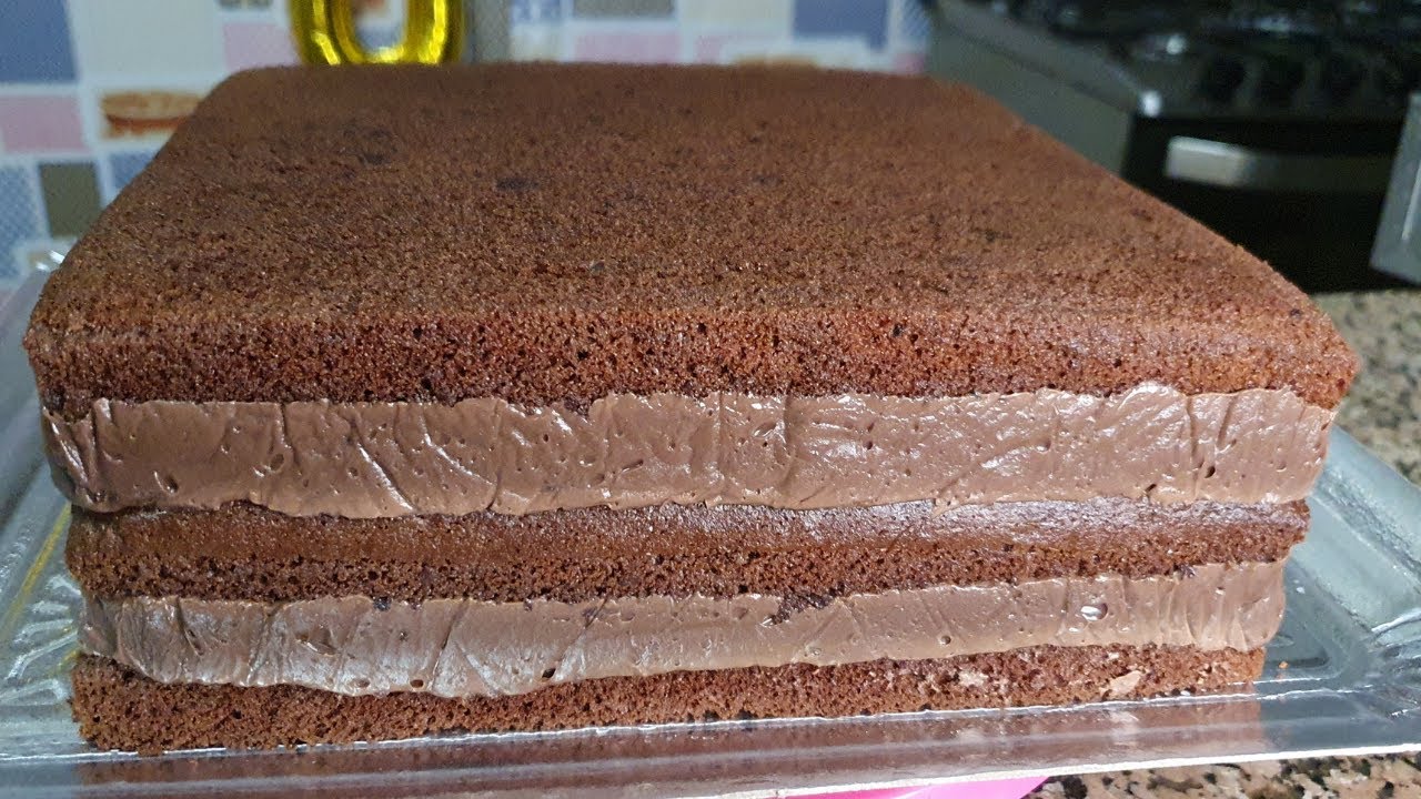 A Melhor Massa de Chocolate sem óleo sem manteiga e sem margarina ...