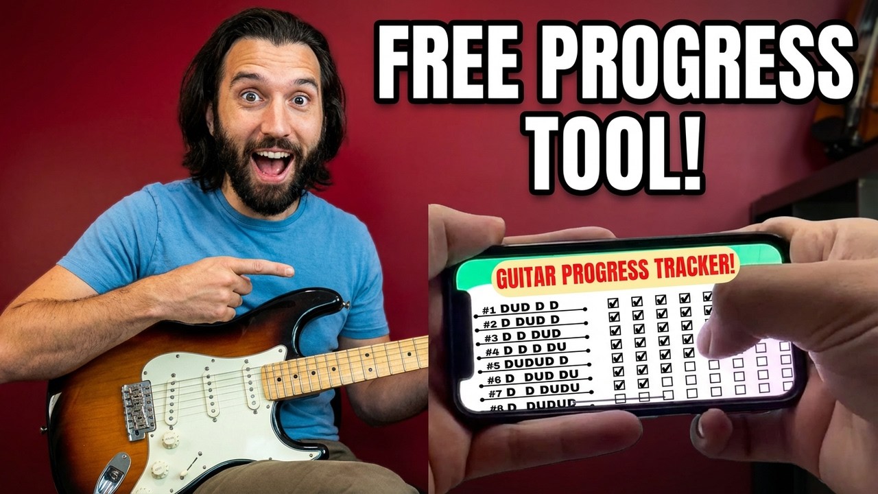 Track Your Beginner Guitar Progress & Level Up (Free Tool!) - YouTube