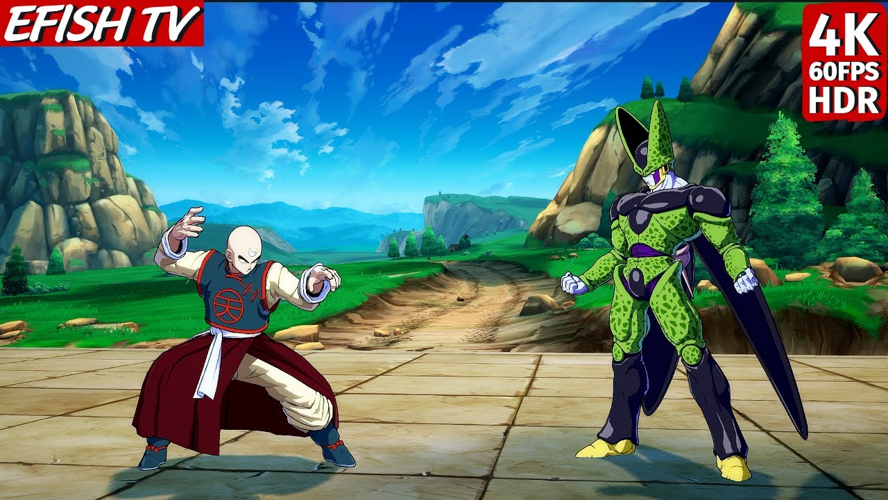 Tien vs Cell (Hardest AI) - Dragon Ball FighterZ | 4K 60FPS HDR - YouTube
