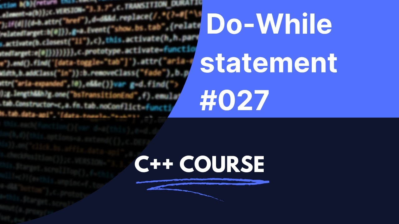 Do-while statement || Arabic tutorial - YouTube