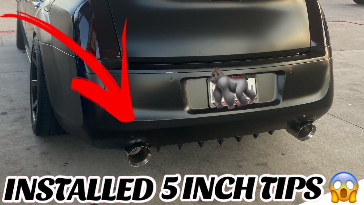 CHRYSLER 300 WITH 5 INCH TIPS - YouTube