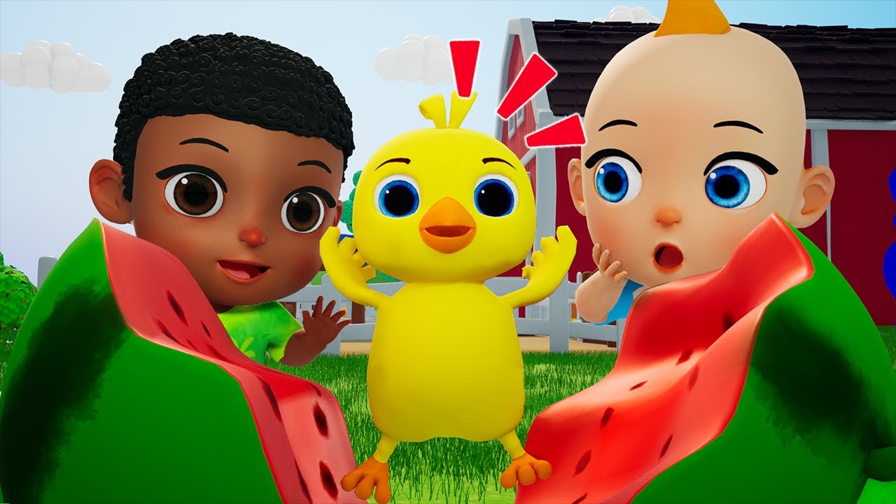 Five little chicks Song & The chicks Train | Nursery Rhymes & Kids ...