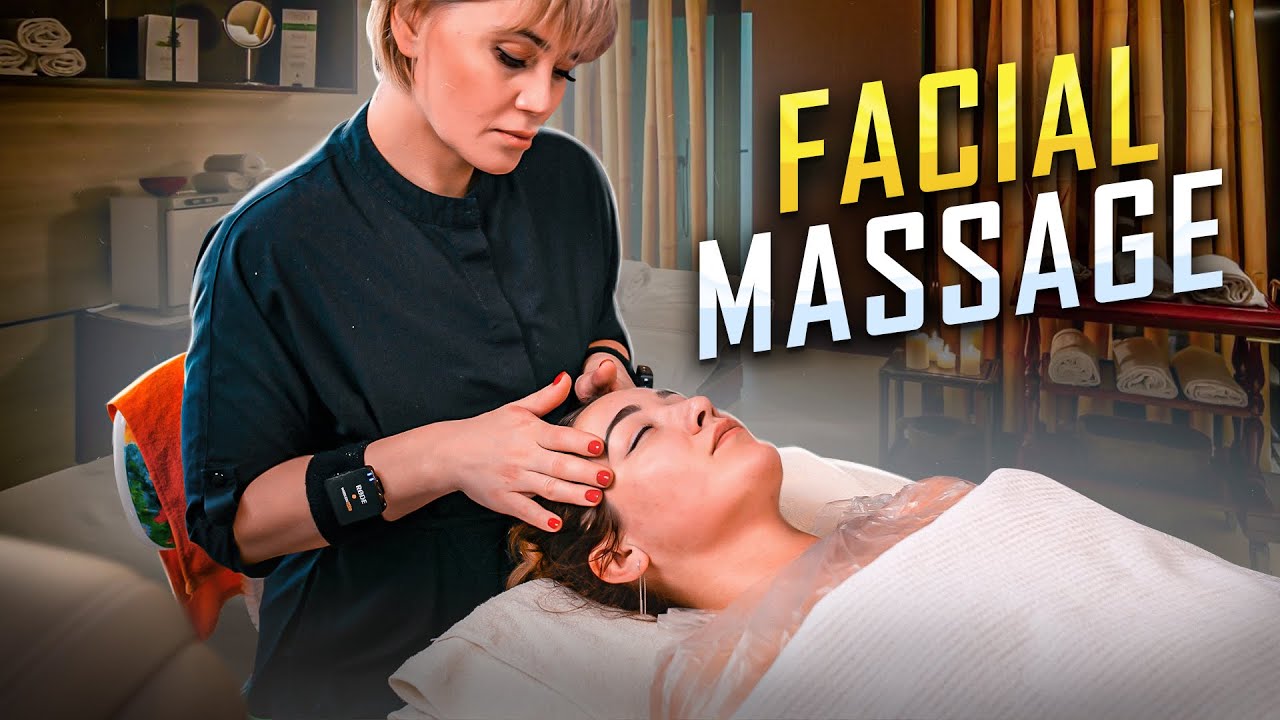 ASMR FACE MASSAGE FOR BEAUTUFUL SKIN - DARIA AND OLGA - YouTube