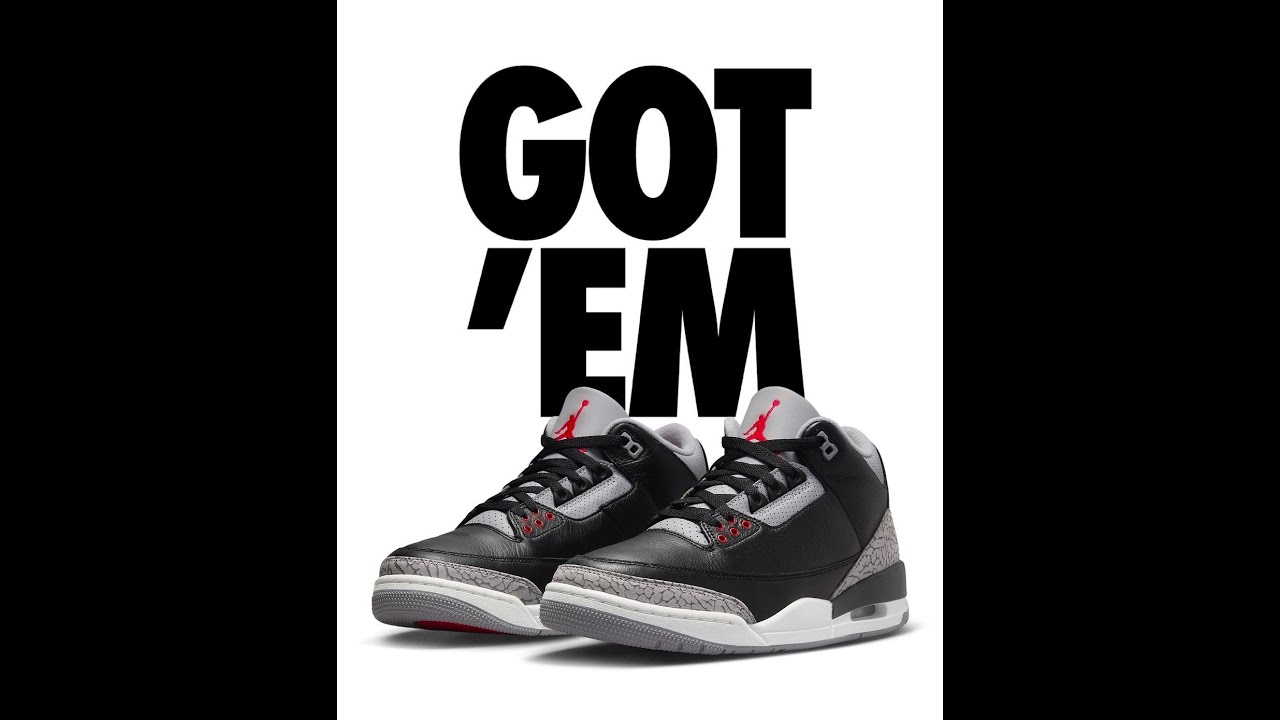 Shock Drop Nike Jordan 3 Retro OG Cement 2024 finally happened # ...