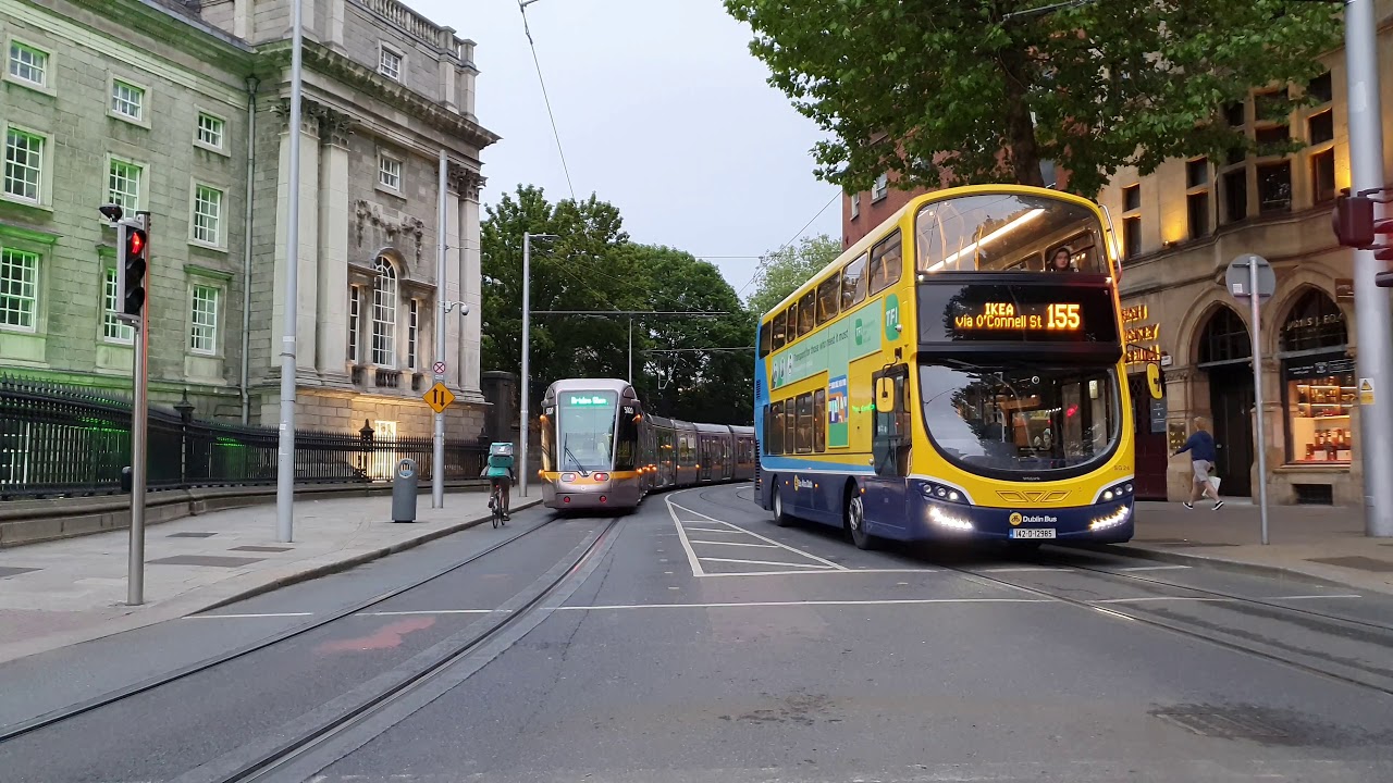 #Dublin #Ireland PUBLIC TRANSPORT IN DUBLIN (IRELAND), TRAMS & BUSES ...