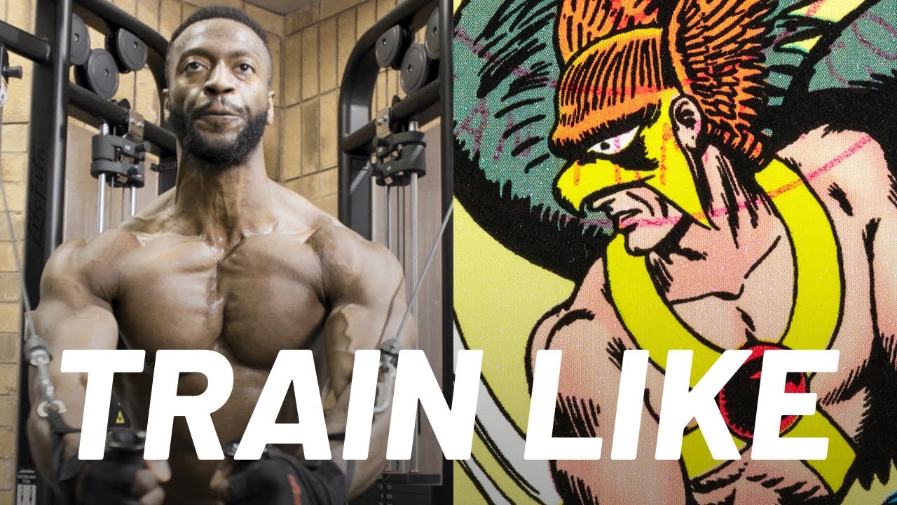 Black Adam's Aldis Hodge 'Hawkman Chest Workout' | Train Like a ...