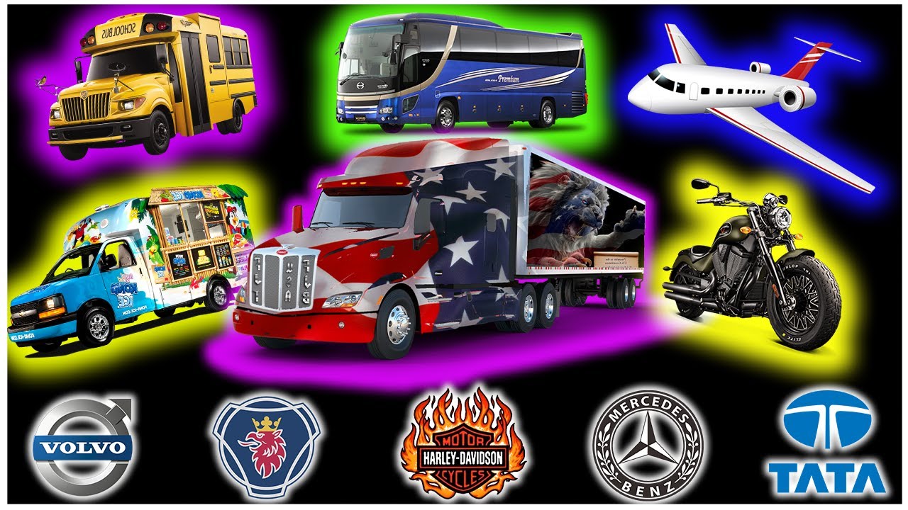 🚧1 HOUR🚧 Vehicles "Siren & Horn" Sound Variations [MEGA MIX[ ft. Scania ...