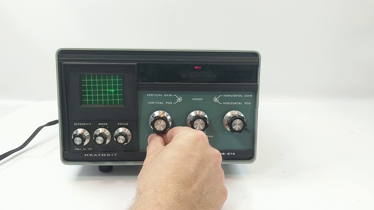 Heathkit SB-614 Station Monitor Scope Ham Radio @Pinehog - YouTube